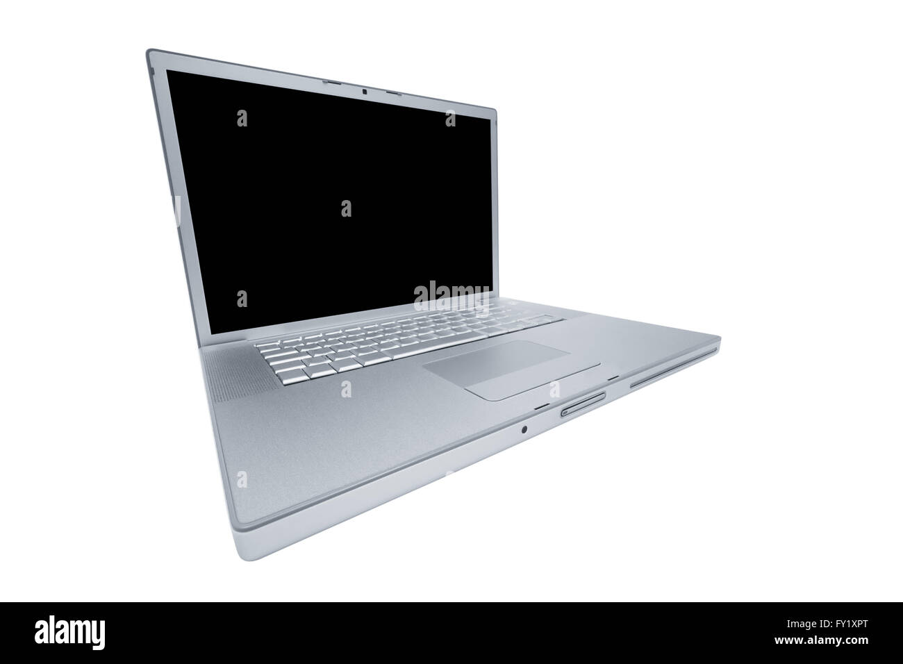 Modern and stylish laptop on a white background Stock Photo - Alamy