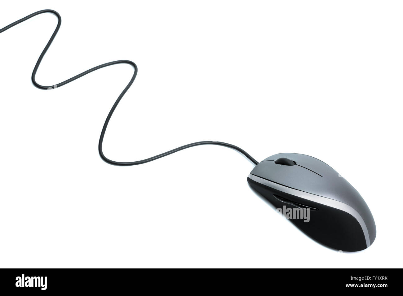 The mouse with a wheel on a white background Stock Photo - Alamy