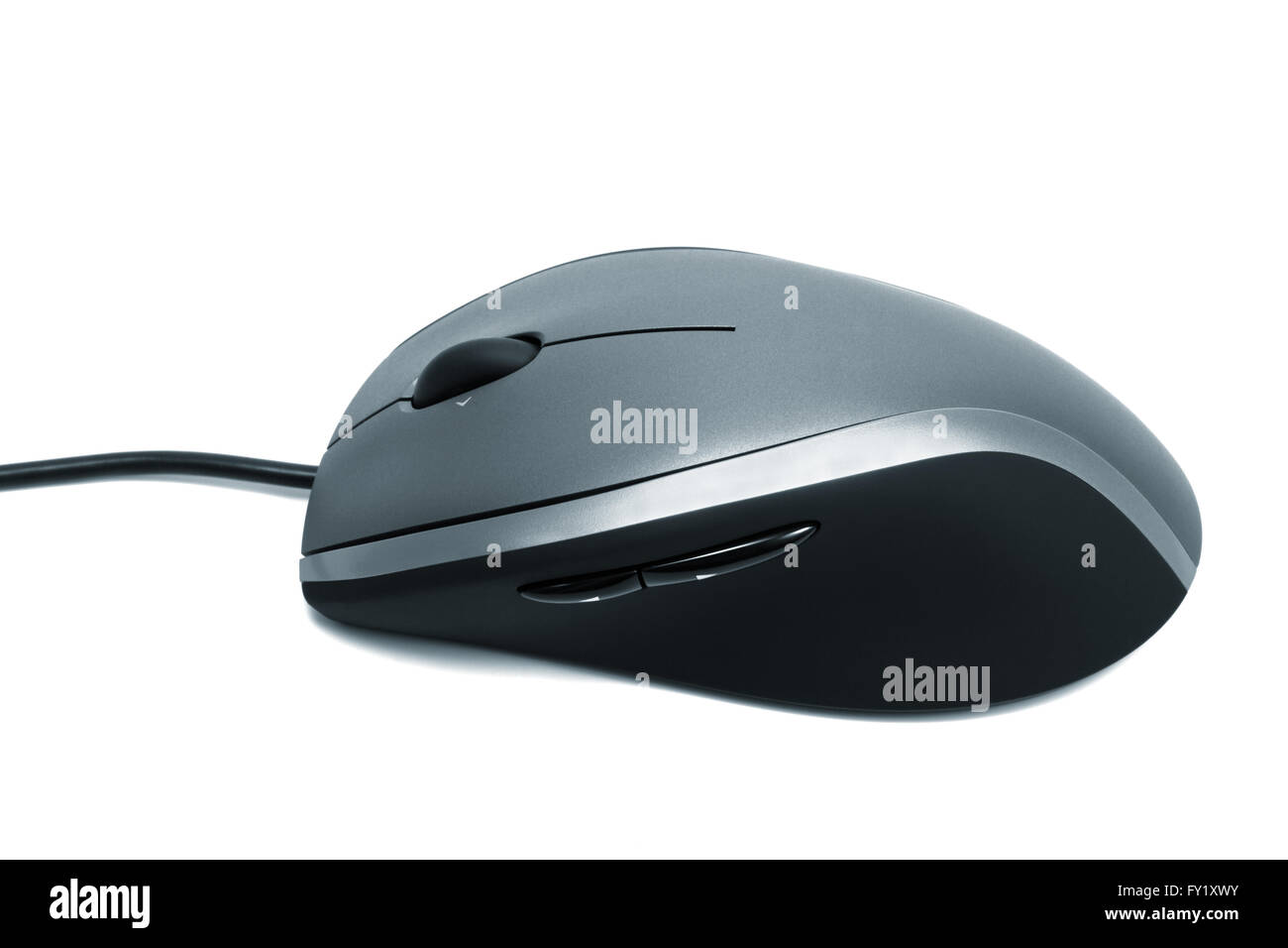 The mouse with a wheel on a white background Stock Photo - Alamy