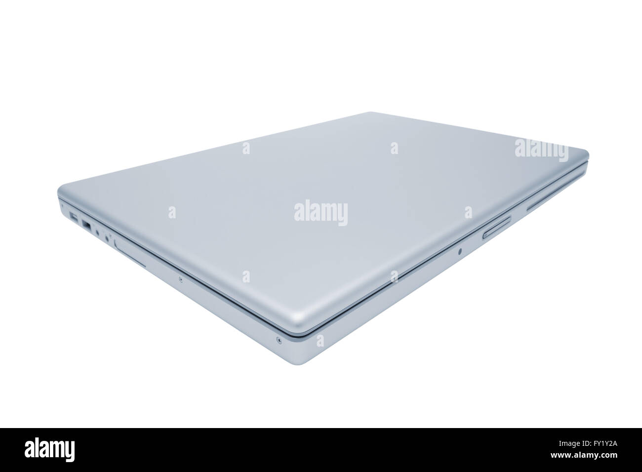 Modern and stylish laptop on a white background Stock Photo - Alamy