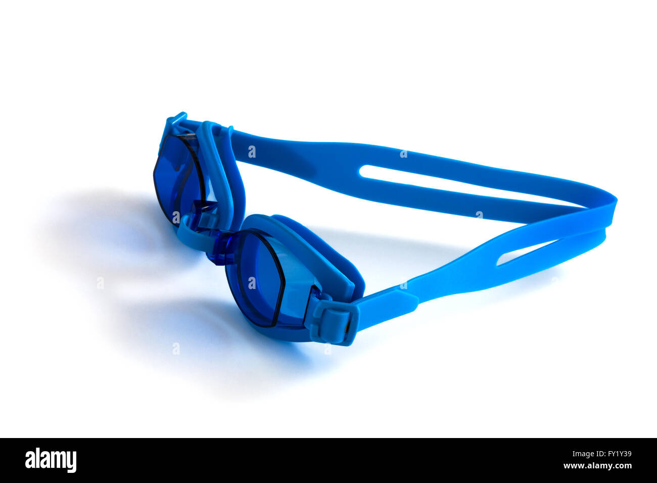 Glasses for swimming on a white background Stock Photo - Alamy