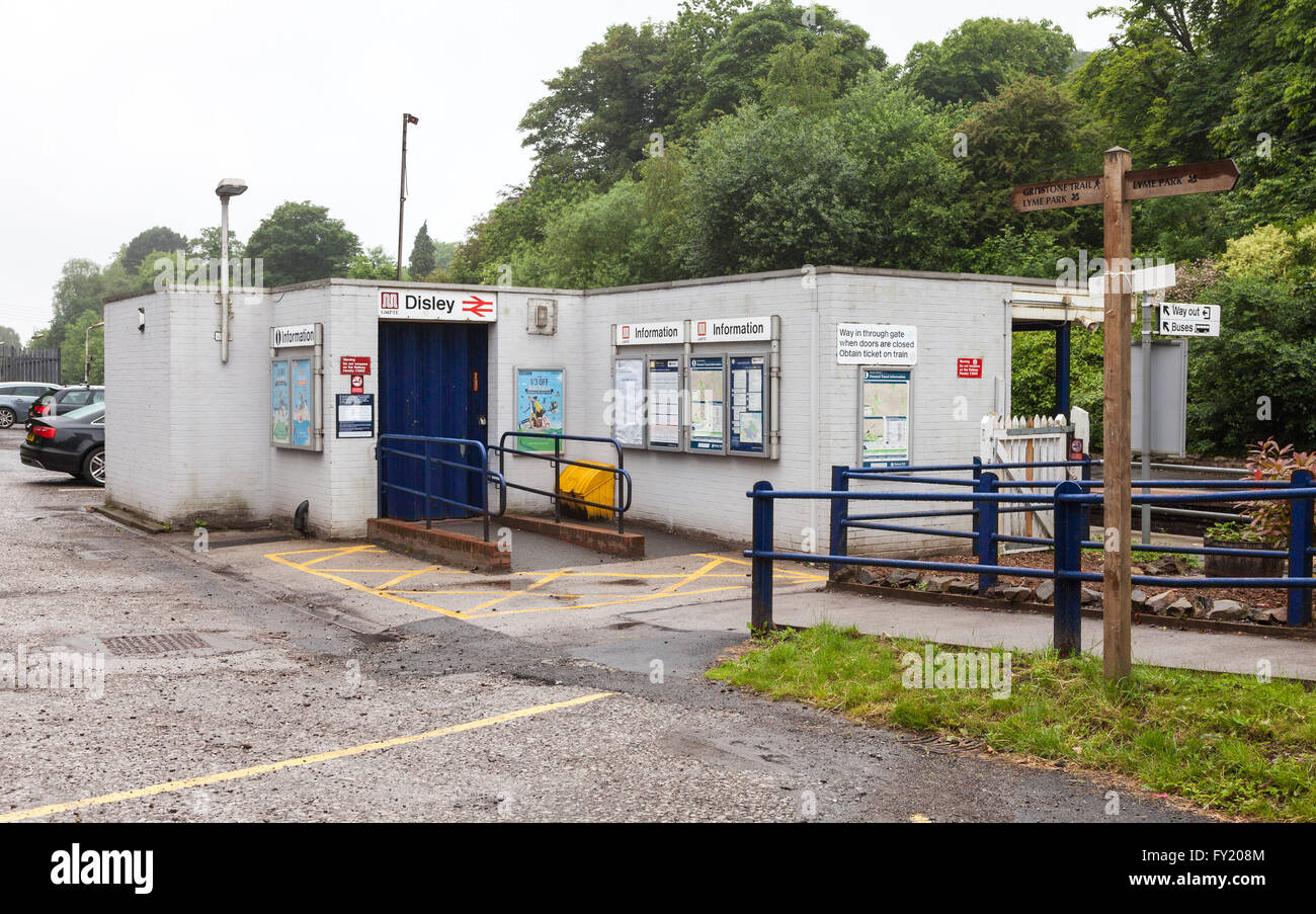 Disley railway station Disley Cheshire England UK Stock Photo - Alamy