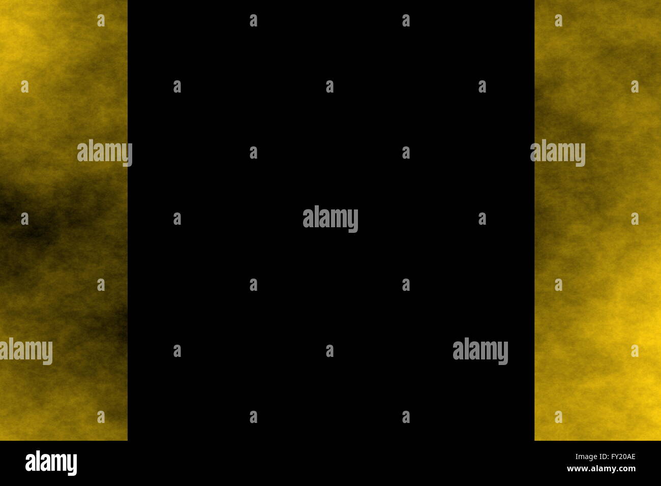black background with yellow smoky side frame Stock Photo - Alamy