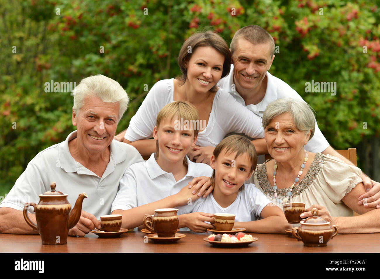 parents and children Stock Photo - Alamy