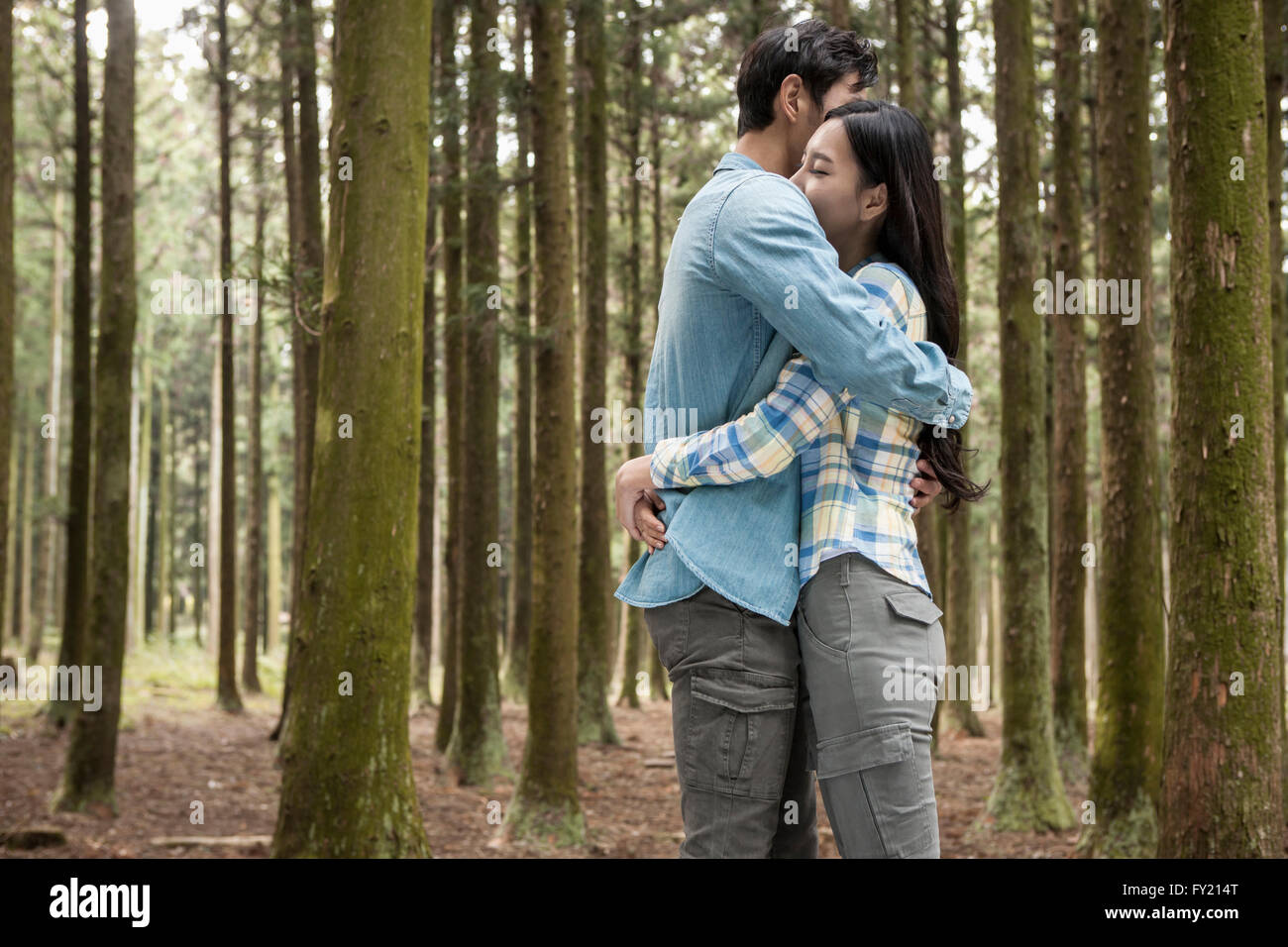 Couple in love hugging other hi-res stock photography and images - Alamy