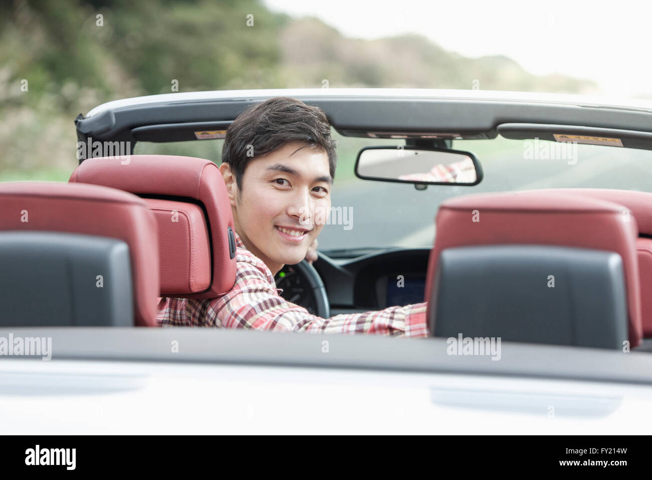 Man convertible car hi-res stock photography and images - Alamy