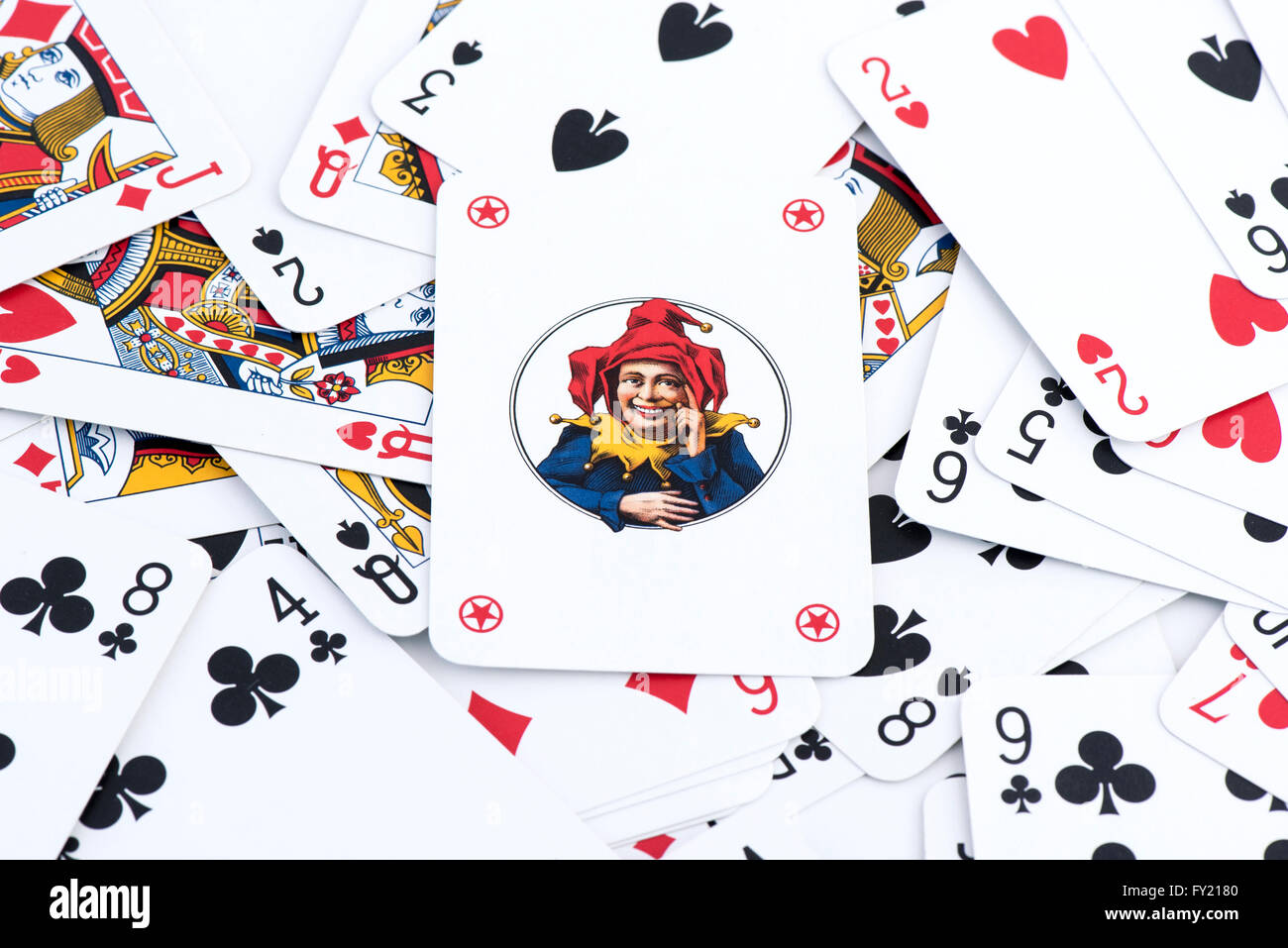 Playing card background Stock Photo - Alamy