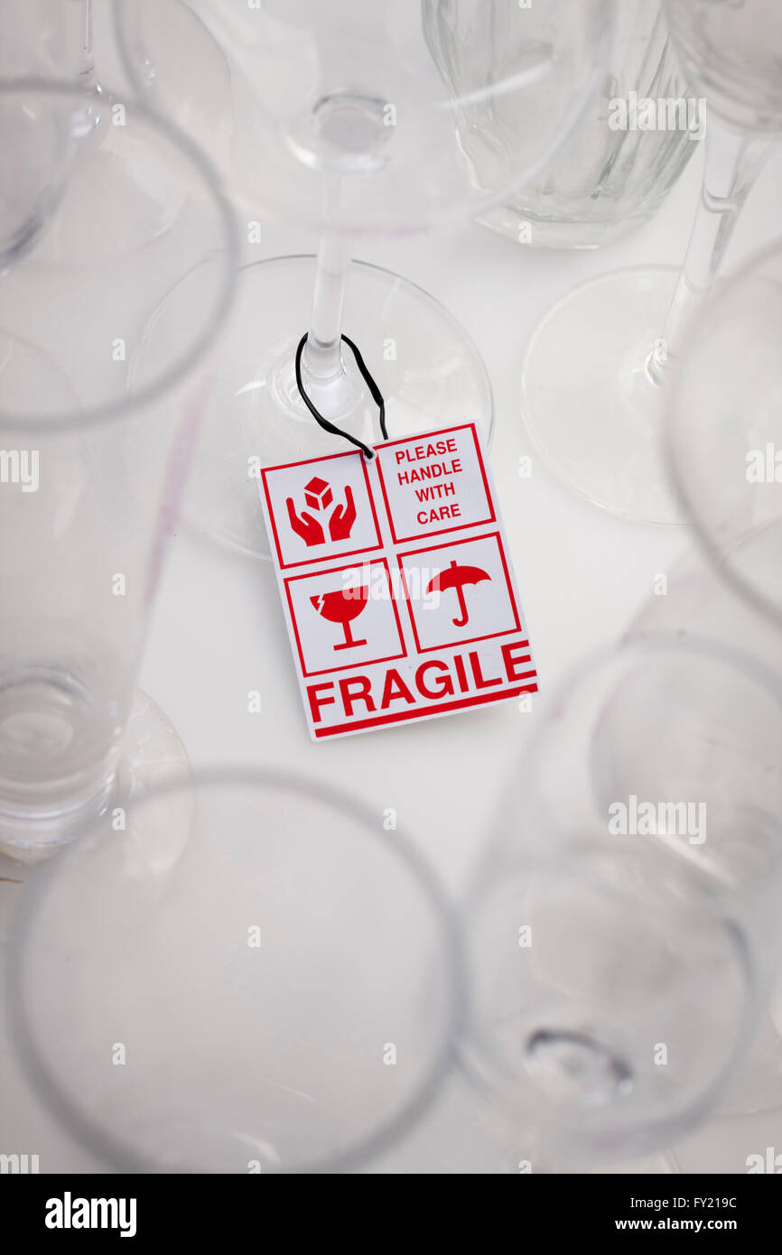 Fragile sign hi-res stock photography and images - Alamy
