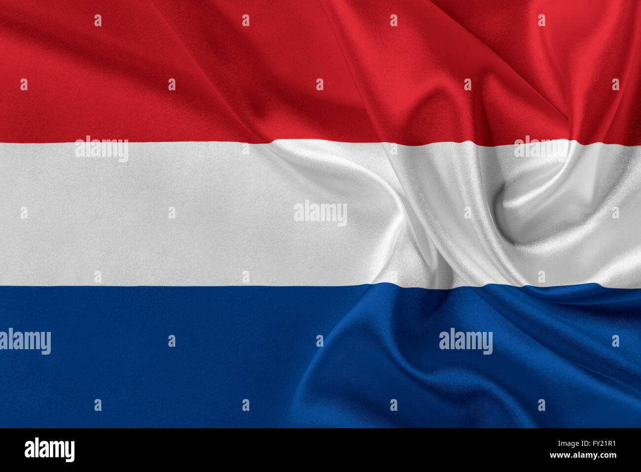 Flag of Netherlands waving in the wind Stock Photo - Alamy