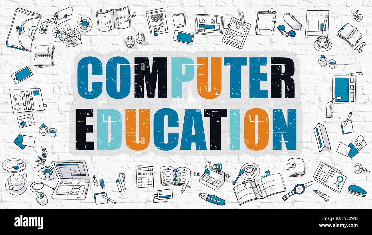 Doodle computer hi-res stock photography and images - Alamy