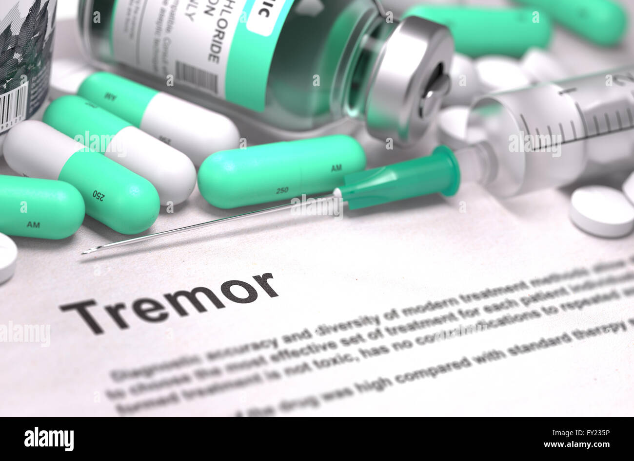 Diagnosis - Medical Concept. Composition of Medicaments Stock Photo - Alamy