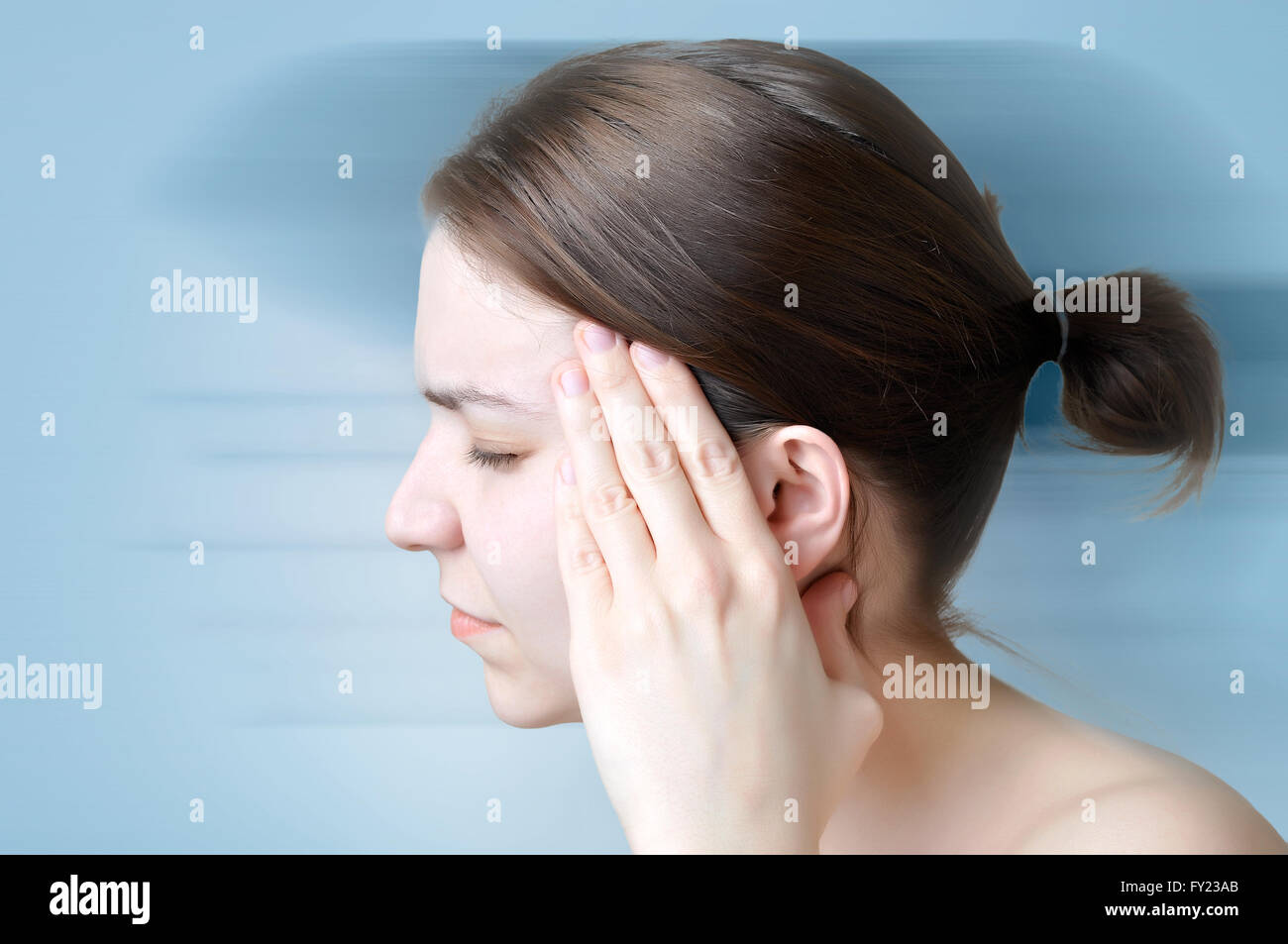 Touching brain hi-res stock photography and images - Alamy