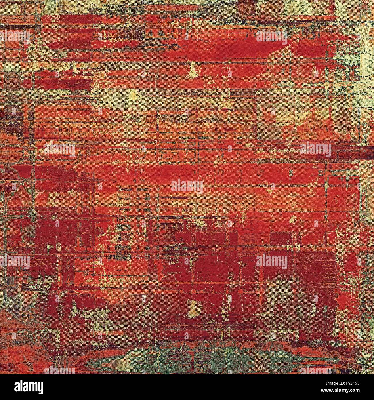 Vintage old retro background with ancient style design elements and ...