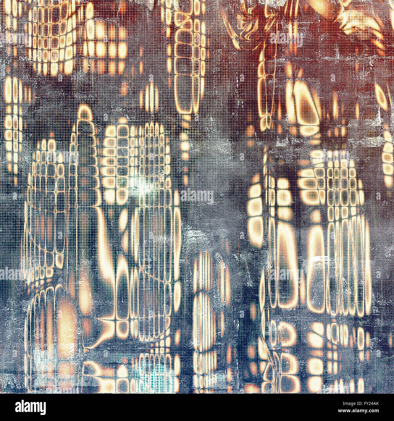 Grunge background or vintage texture in traditional retro style. With ...