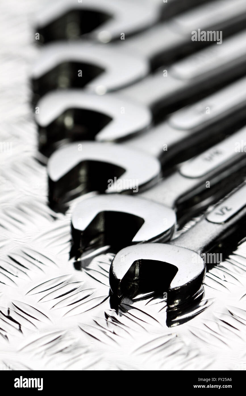 Set of metric spanners hi-res stock photography and images - Alamy