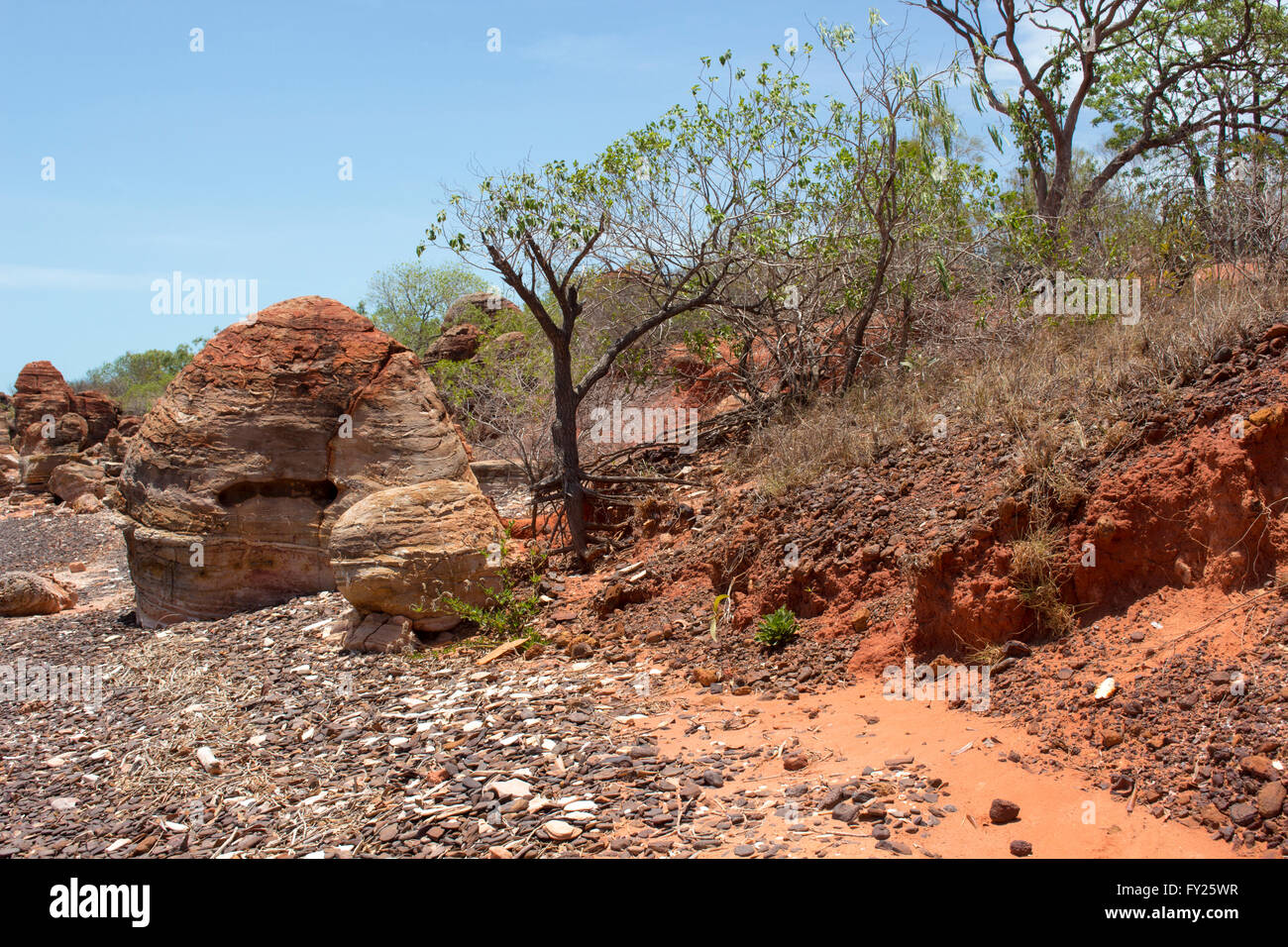 Roebuck Bay in Broome , North Western Australia , comprised of inter ...