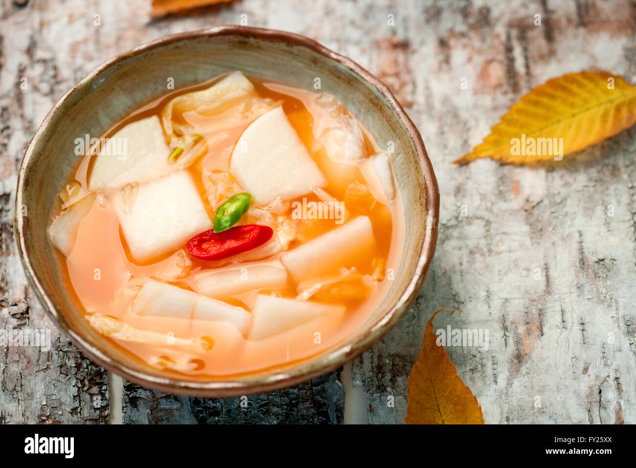Watery kimchi hi-res stock photography and images - Alamy