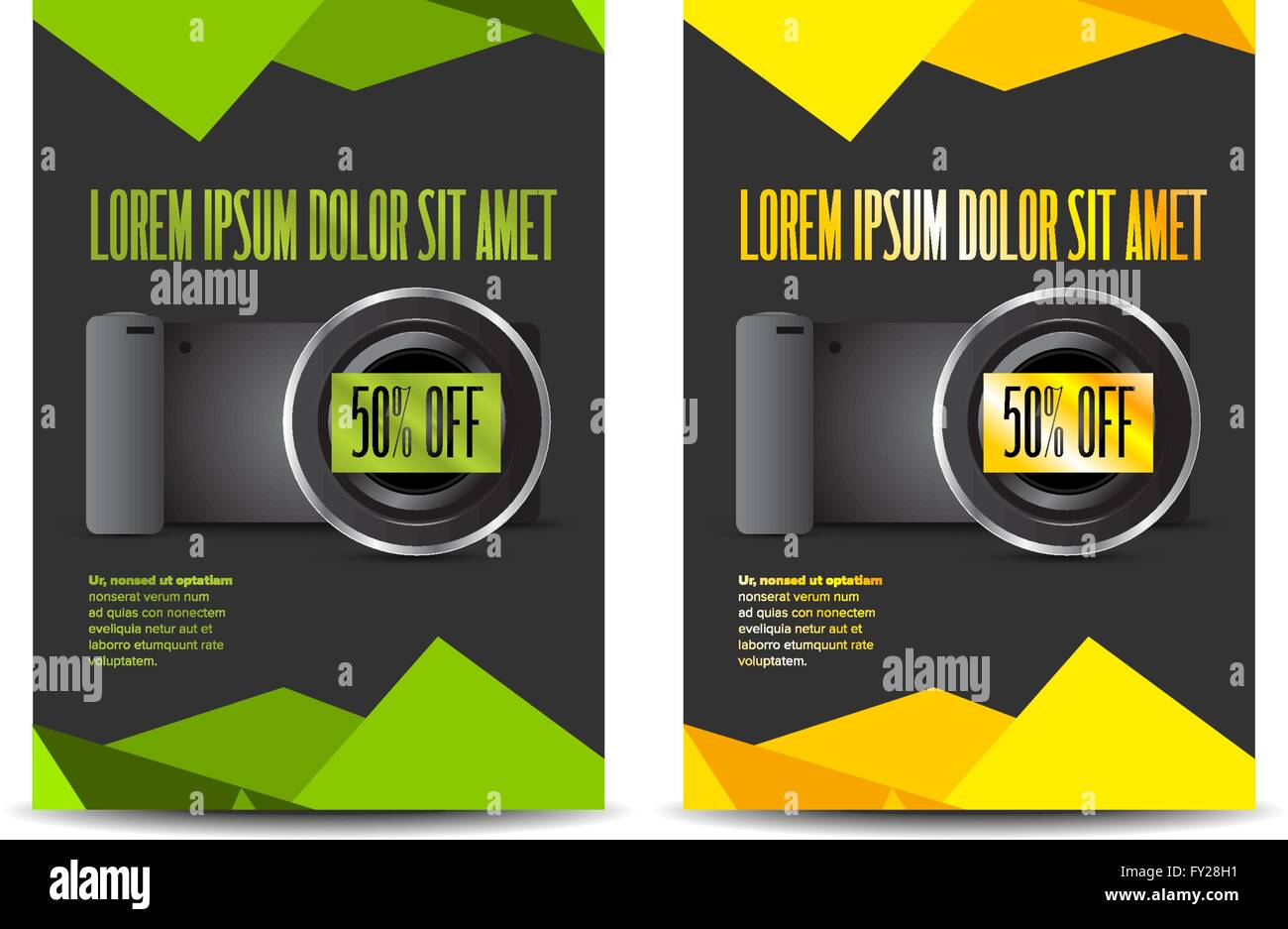 Vertical photo in yellow Stock Vector Images - Alamy