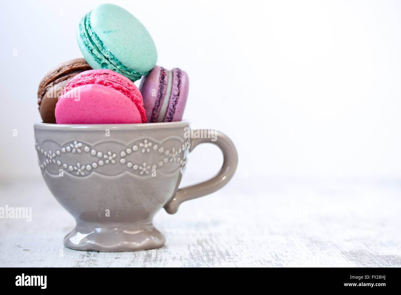 Biscuit macaroon macaron biscuits hi-res stock photography and images ...
