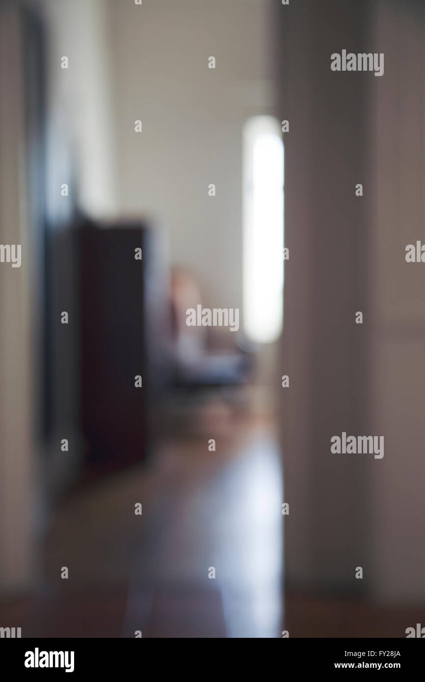 Blurred hallway hi-res stock photography and images - Alamy