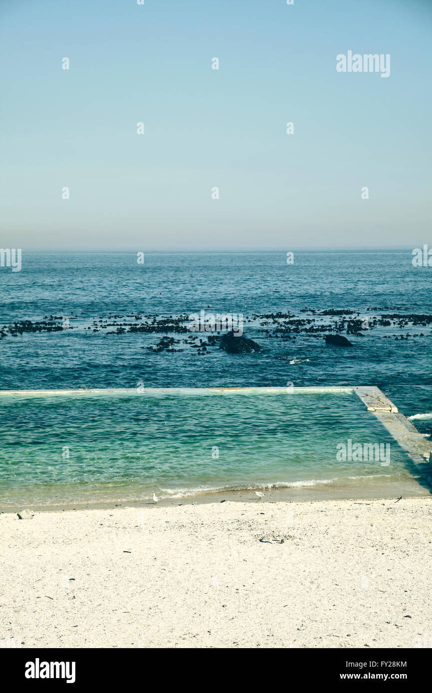 Tidal Pool in Sea Point - Cape Town Stock Photo - Alamy