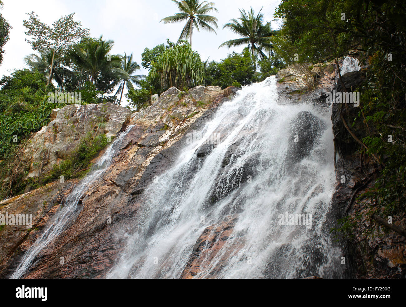 Waterfalls on Koh Samui, Thailand, Southeast Asia Stock Photo - Alamy