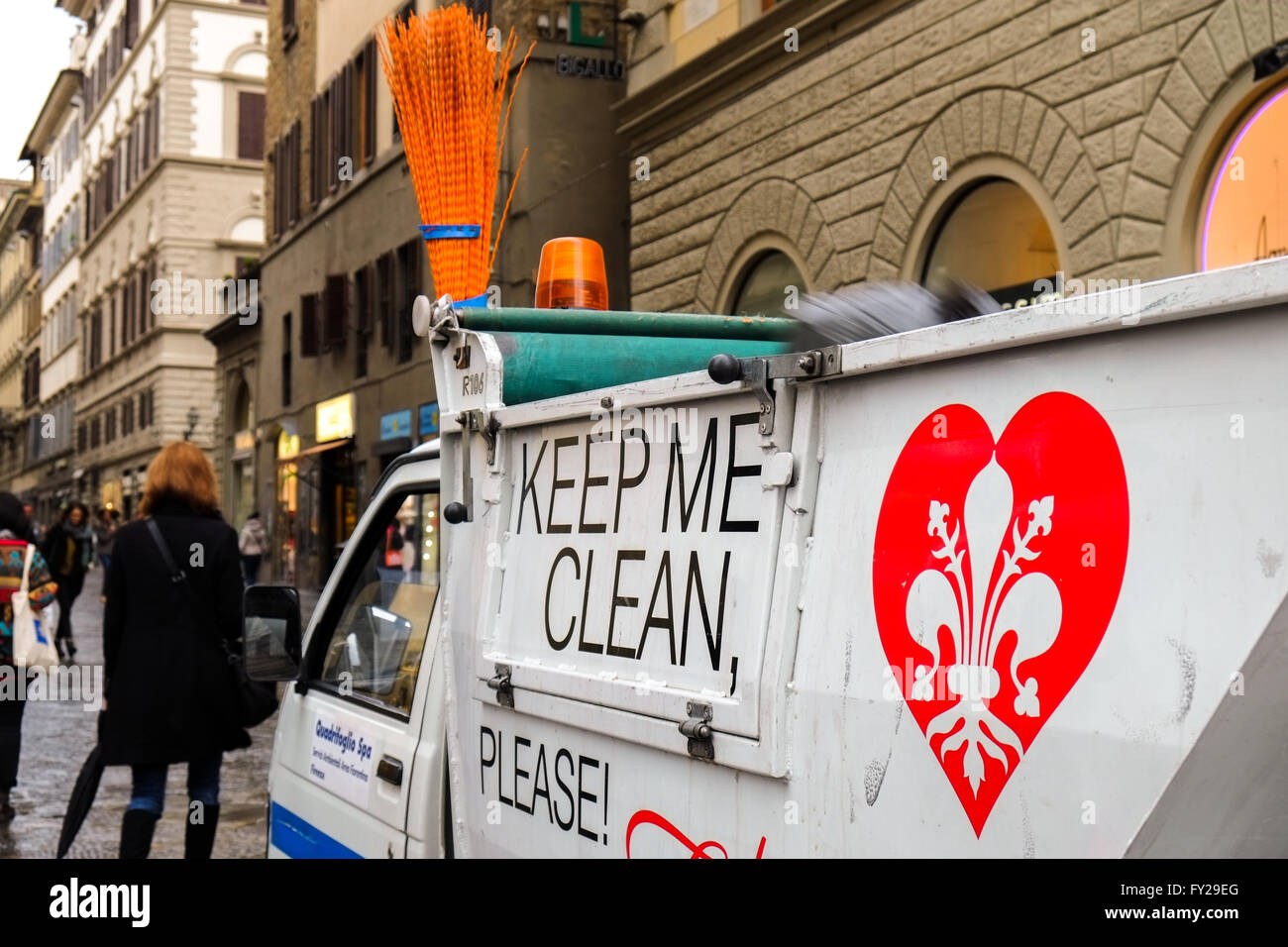 People working at Florence, Italy Stock Photo - Alamy
