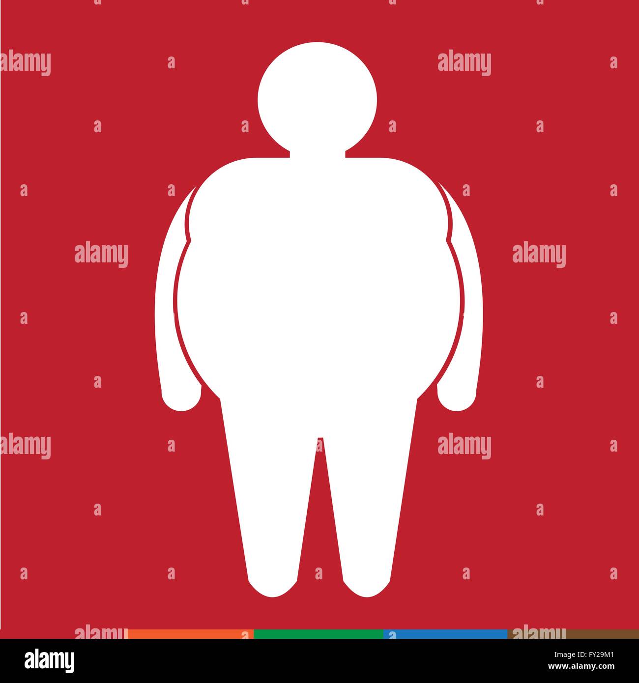Stomach paunchy Stock Vector Images - Alamy