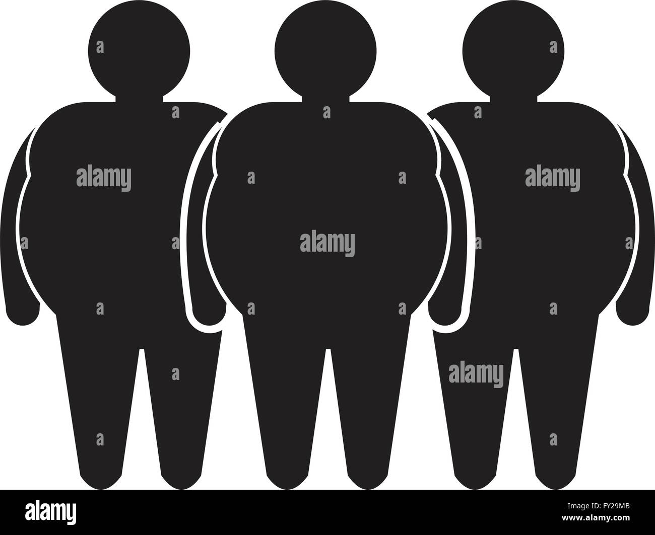 Paunchy man Stock Vector Images - Alamy