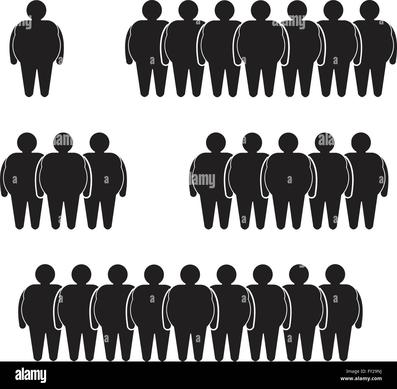 Paunchy man Stock Vector Images - Alamy