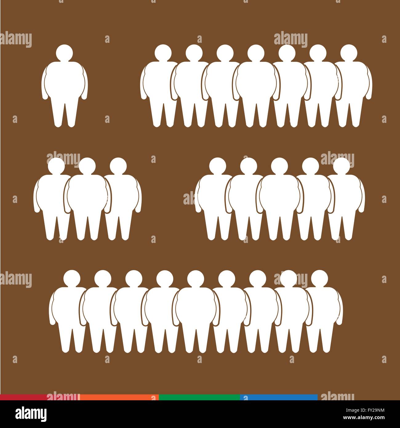 Fat People Icon Illustration design Stock Vector Image & Art - Alamy