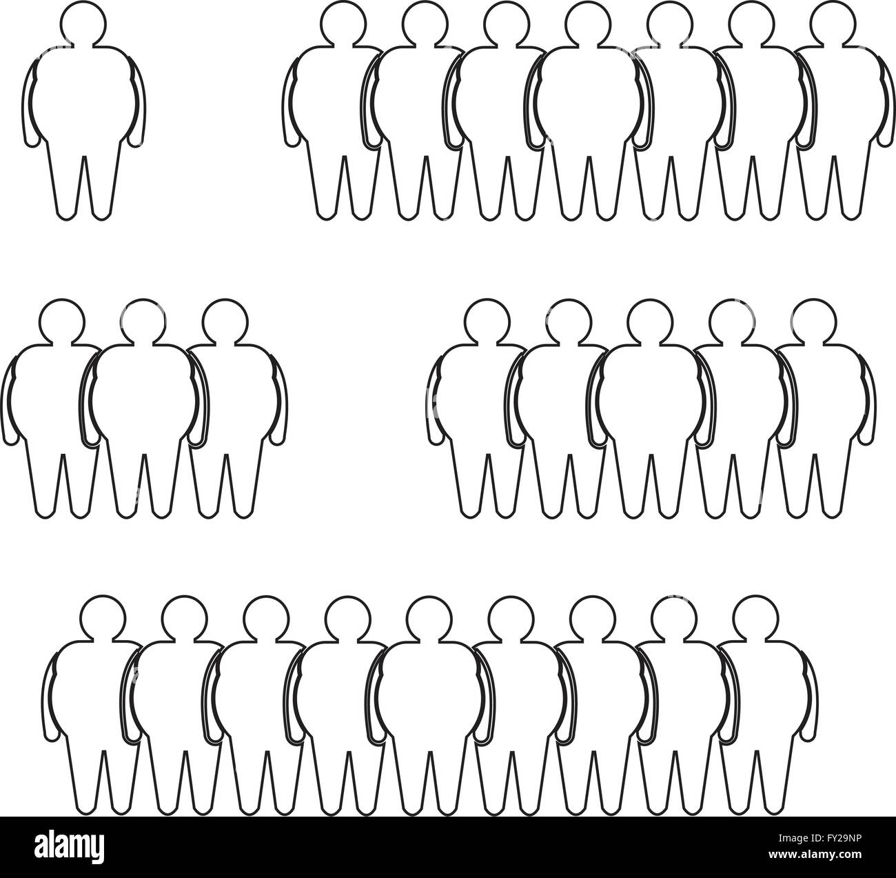 Paunchy man Stock Vector Images - Alamy