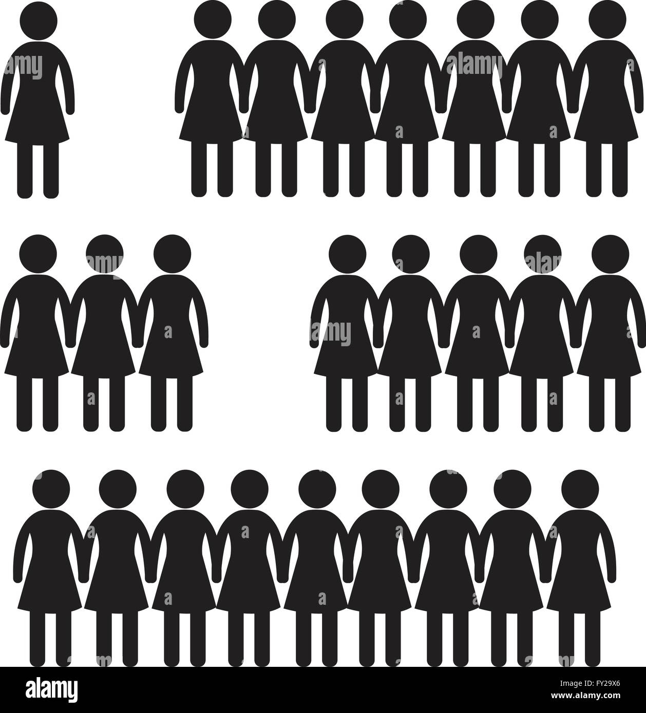 Female Icon Illustration design Stock Vector Image & Art - Alamy