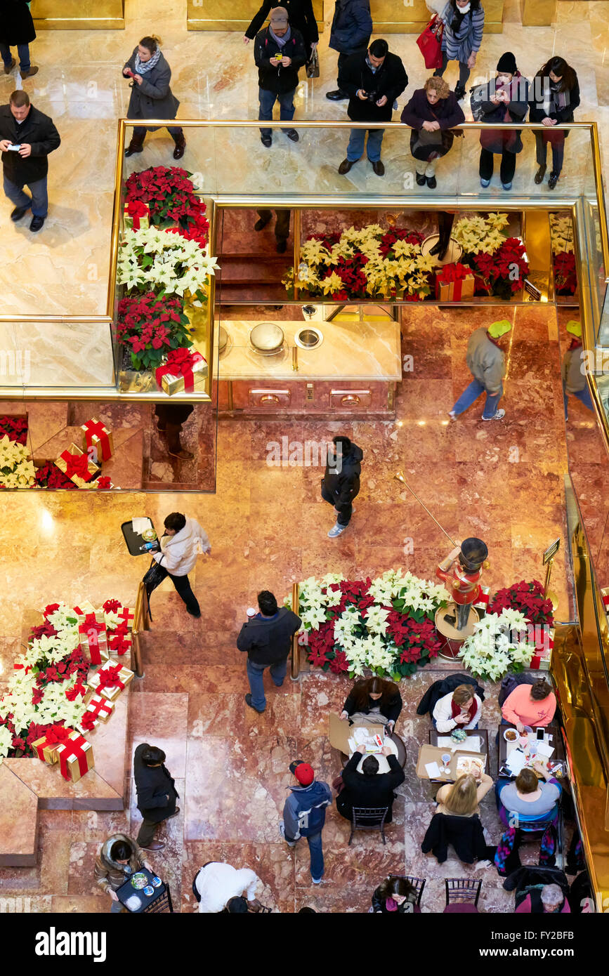 Trump tower atrium architecture hi-res stock photography and images - Alamy