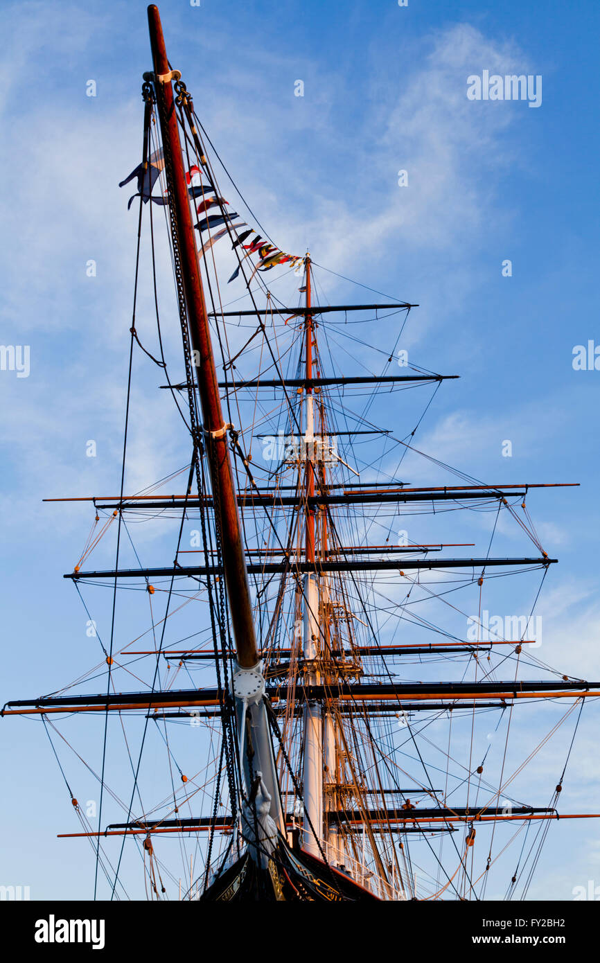 Historic sailing ship cutty sark hi-res stock photography and images ...