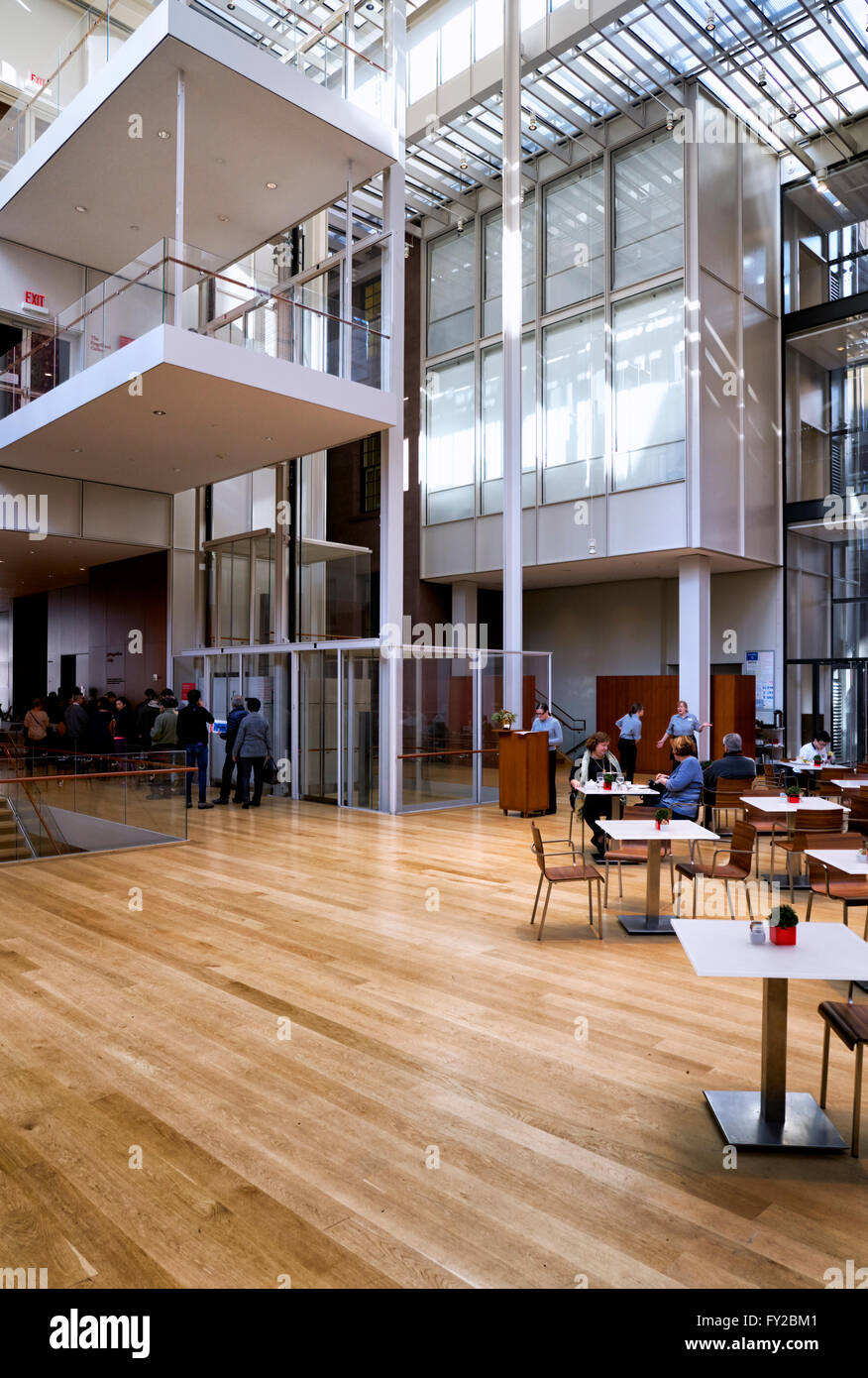 The Café inside the Morgan Library and Museum in New York Stock Photo ...