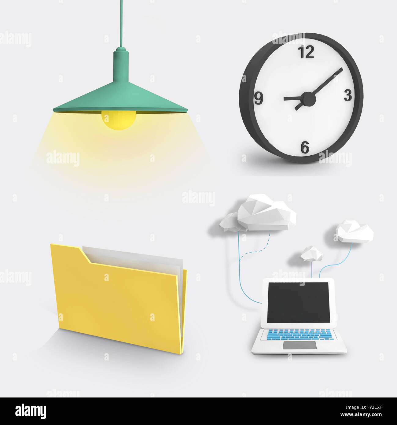 3D Icon II 035 Stock Photo - Alamy