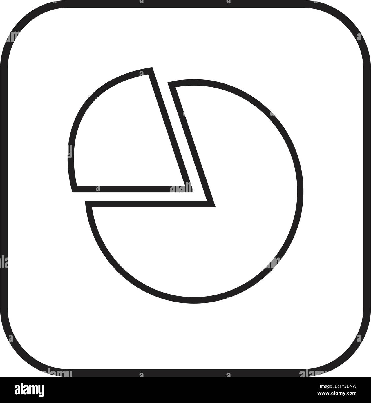 Thin Line Chart Icon Illustration design Stock Vector Image & Art - Alamy