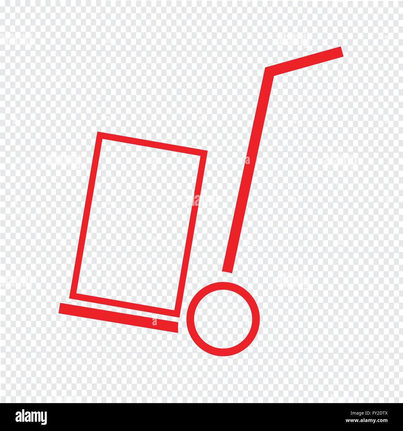 Handcart dolly Stock Vector Images - Alamy