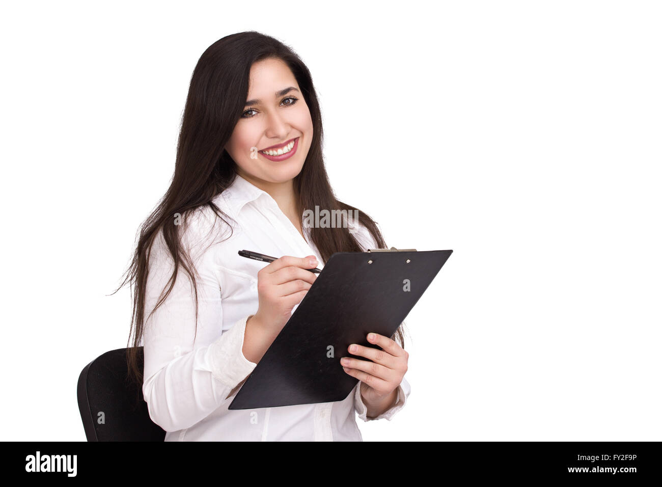 Woman with tablet Stock Photo - Alamy