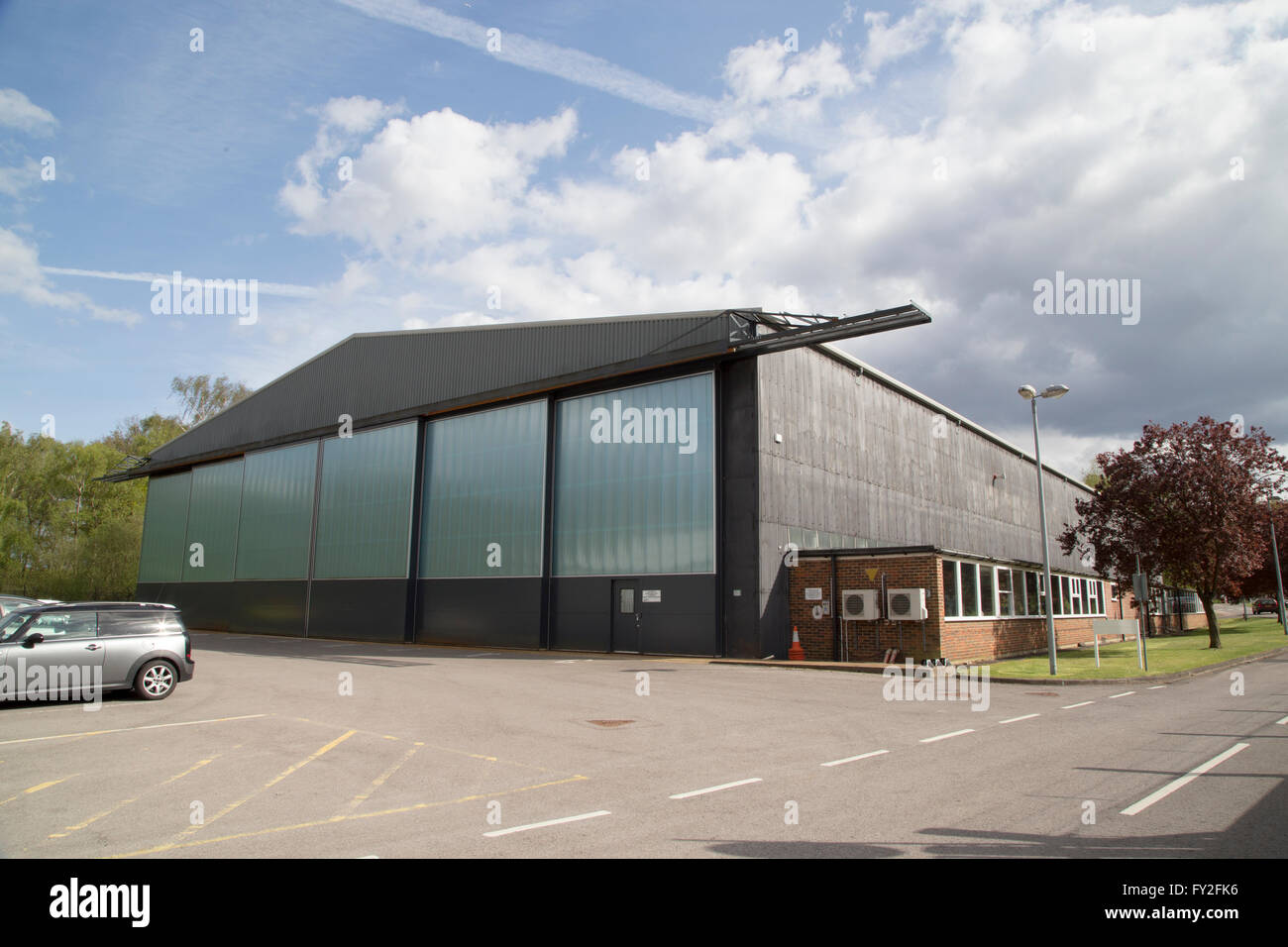 Air Accident Investigation Branch, AAIB, A.A.I.B. A hangar at the AAIB ...