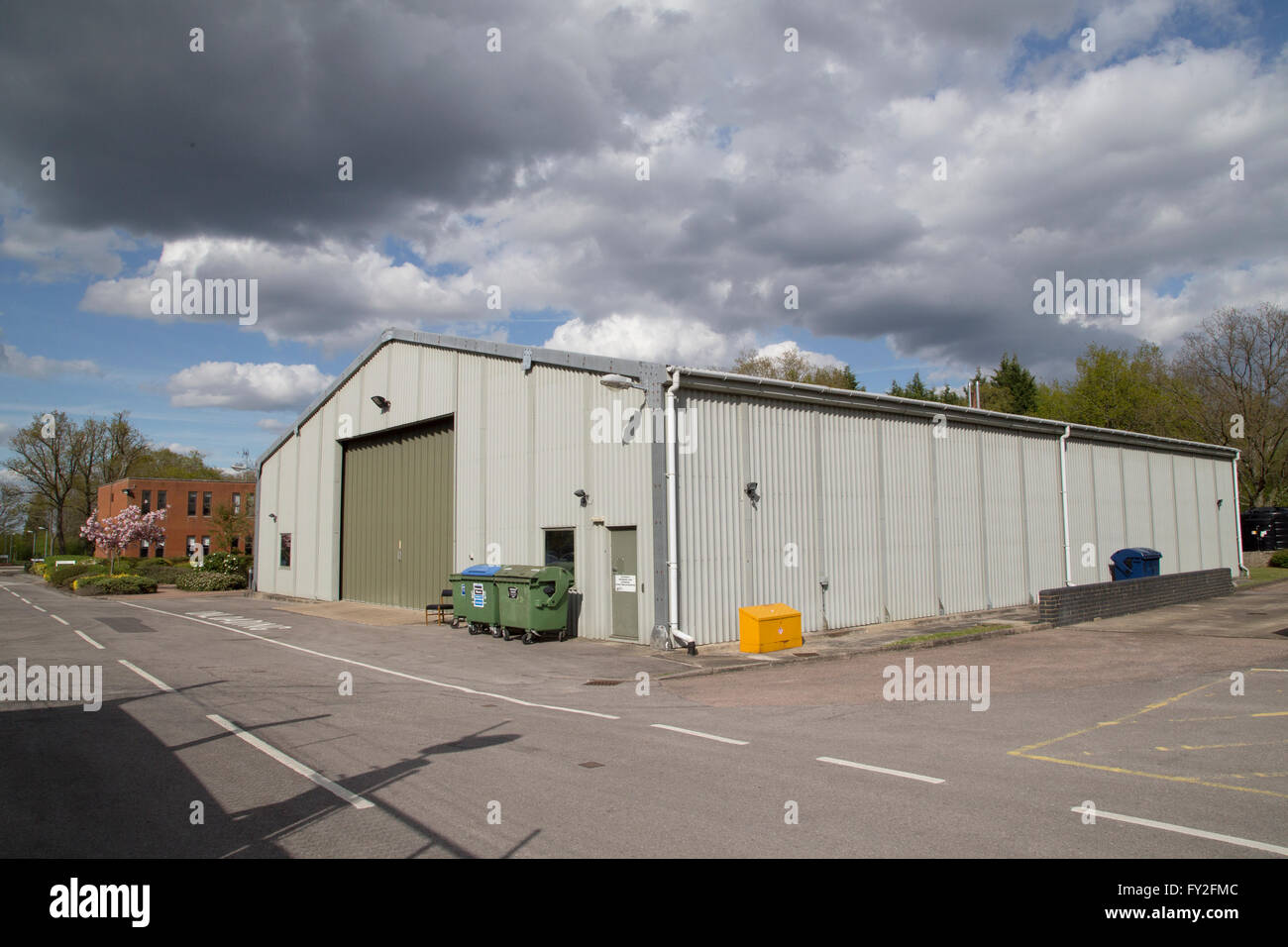 Air Accident Investigation Branch, AAIB, A.A.I.B. Hangar at the AAIB ...