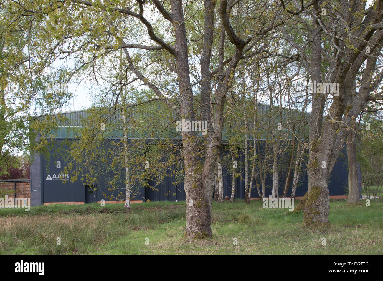 Air Accident Investigation Branch, AAIB, A.A.I.B. Hangar at the AAIB ...
