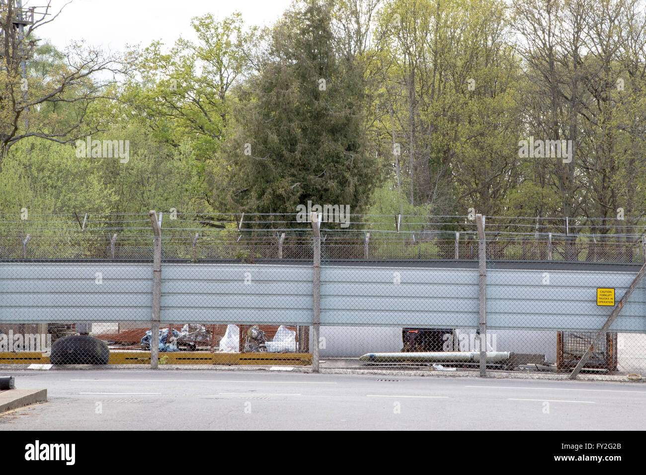 Air Accident Investigation Branch, AAIB, A.A.I.B. storage area at the ...