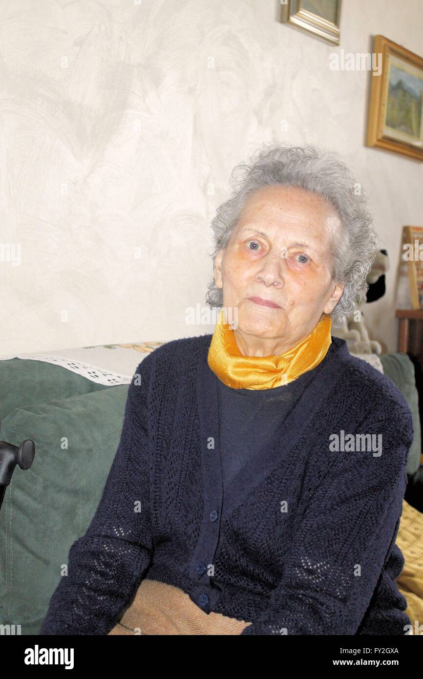Portrait ninety years old grandma hi-res stock photography and images ...
