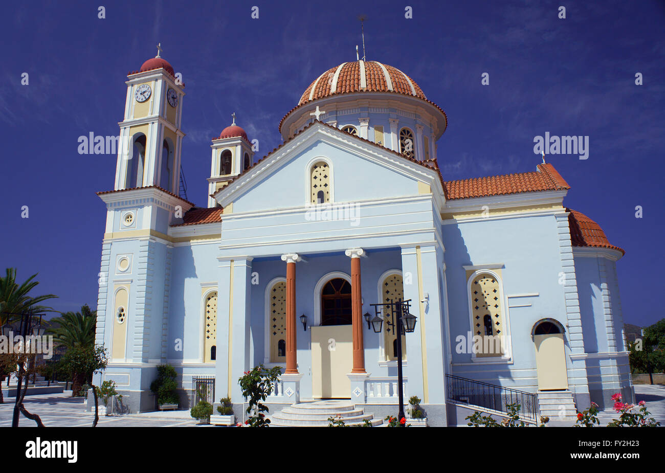 Orthodox church on the island of Crete Stock Photo - Alamy