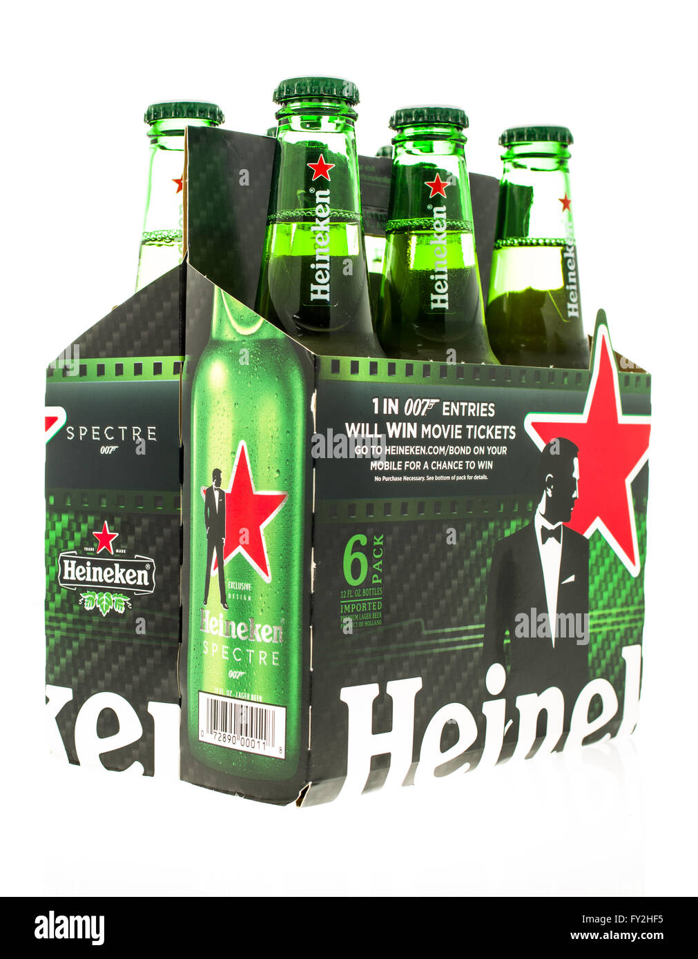 Heineken international beer brand alcohol Cut Out Stock Images ...