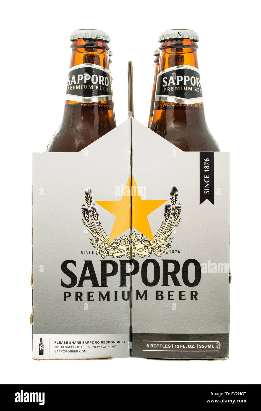 Sapporo beer bottle hi-res stock photography and images - Alamy