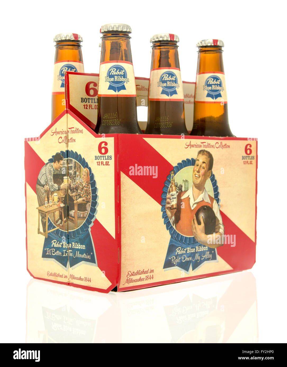 Pabst blue ribbon beer hi-res stock photography and images - Alamy