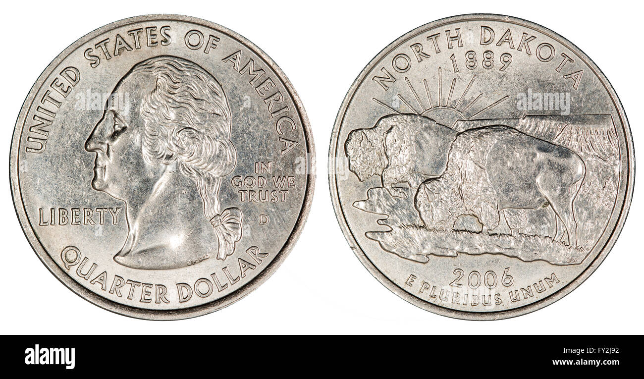 quarter dollar coin Stock Photo - Alamy